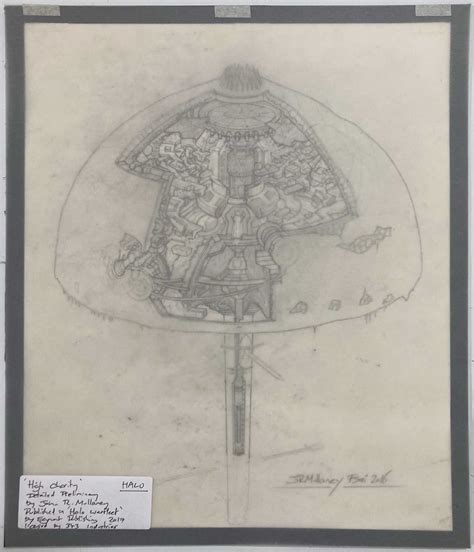 Lot 211 John R Mullaney Original Artwork Halo