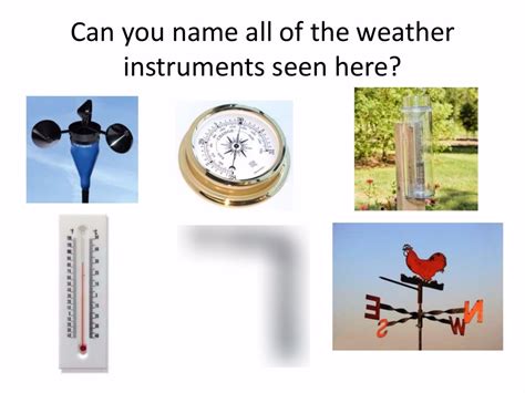 Weather Instruments Diagram Quizlet
