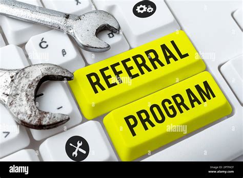 Conceptual Display Referral Program Word Written On Employees Are