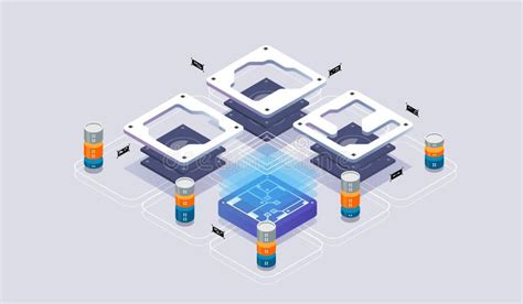 Isometric Design Concept Virtual Reality And Augmented Reality Software Development And