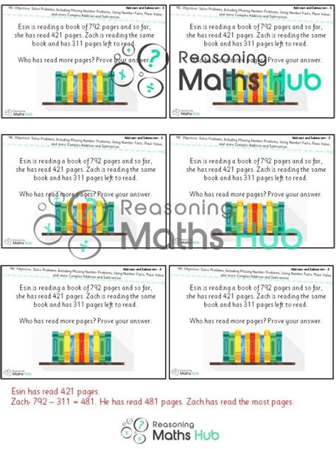 Solve Problems Using Addition And Subtraction Master The Curriculum
