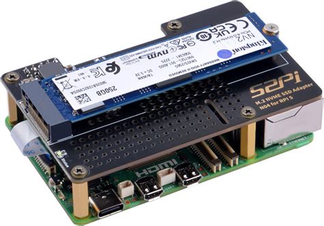 GeeekPi N04 M 2 M Key NVMe SSD Shield For Raspberry Pi 5 M 2 2280 PCIe