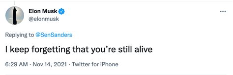 Elon Musk Keeps Forgetting Bernie Sanders Is Alive