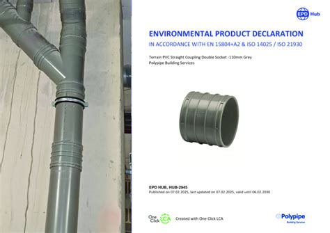 Terrain Pvc Straight Coupling Double Socket 110mm Grey Polypipe Building Services Nbs Source