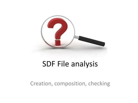 Ppt Sdf File Analysis Powerpoint Presentation Free Download Id 2468997