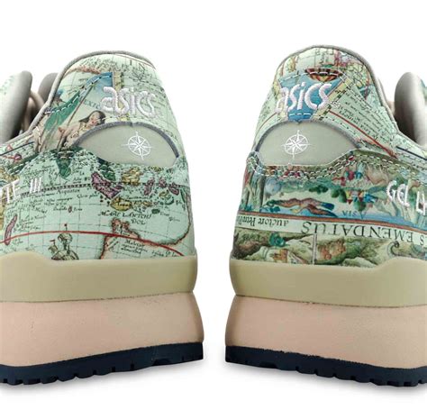 TÊnis Asics Gel Lyte Iii Atmos Aged Map Marceloshoes