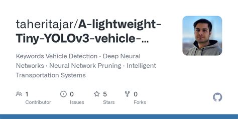 Github Taheritajar A Lightweight Tiny Yolov Vehicle Detection