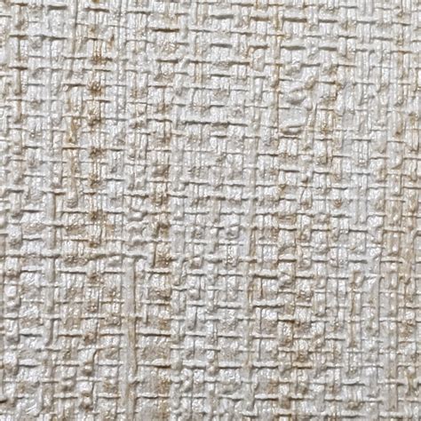 75803 Plain Beige Yellow Cream Faux Grasscloth Textured Wallpaper