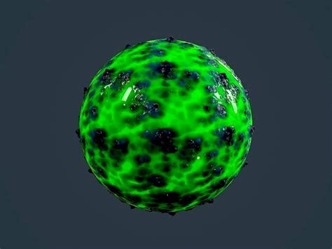 Hazardous Toxic Radioactive Seamless Pbr Texture 3 3d Model