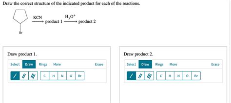 Answered Draw The Correct Structure Of The… Bartleby