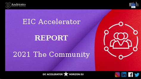 Eic Accelerator Report 2021 — The Community By Andriotto Financial Services Medium