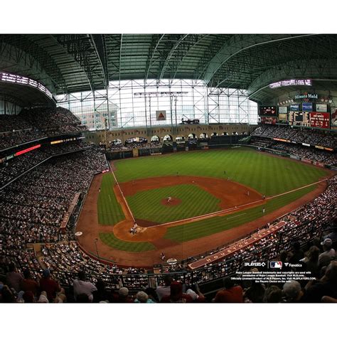 New Houston Astros Stadium A General View Of Minute Maid Park Sunday