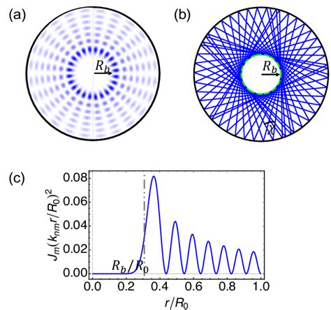 Circular Billiard A A Typical Quantum Energy Eigenfunction ψnm