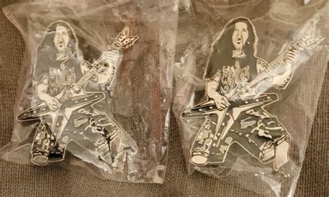 Domination Dimebag Darrell Tribute Limited Edition Shaped Enamel Pin