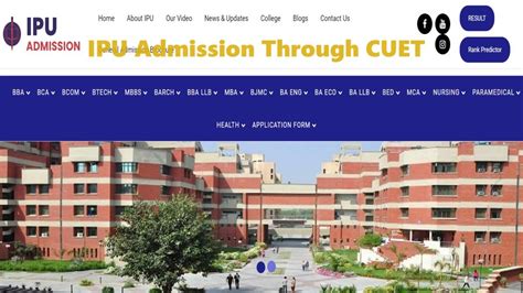 IPU Admission Through CUET Dates Eligibility Merit List Counselling