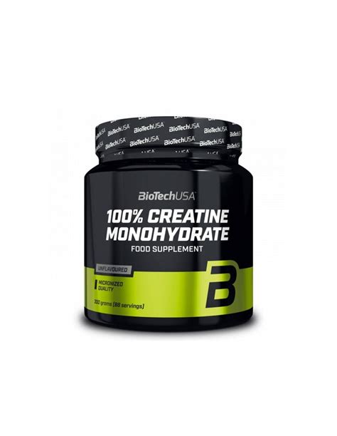 Biotech Usa 100 Créatine Monohydrate 300g Énergie