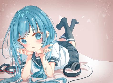 Hatsune Miku Hair Down