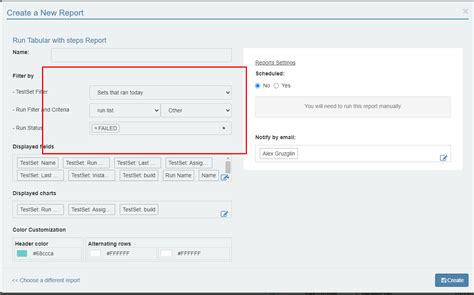 Report For Specific Test Run Instance Data And Reporting Practitest