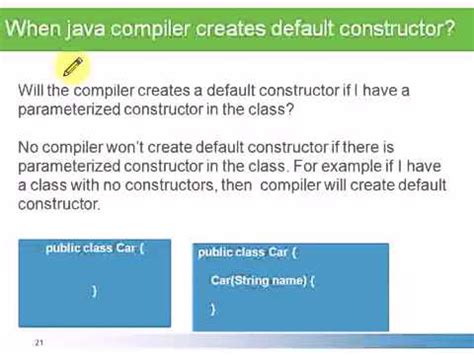 When Java Compiler Creates Default Constructor Or No Argument