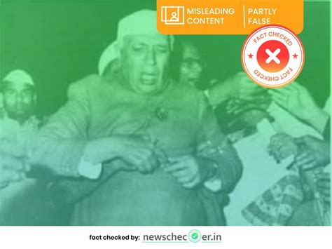 1962 Photograph Of Jawaharlal Nehru At A Congress Party Meeting In