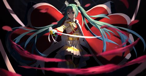 Fondos De Pantalla Chicas Anime Hatsune Miku Anime Espada