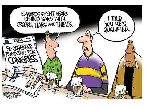 Political Cartoon Edwin Edwards Prison Congress The Week