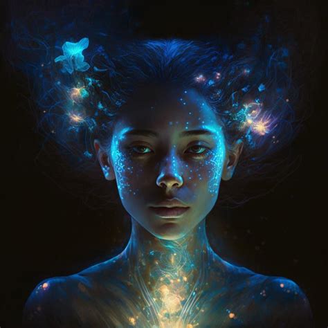 Bioluminescent Women Rmidjourney
