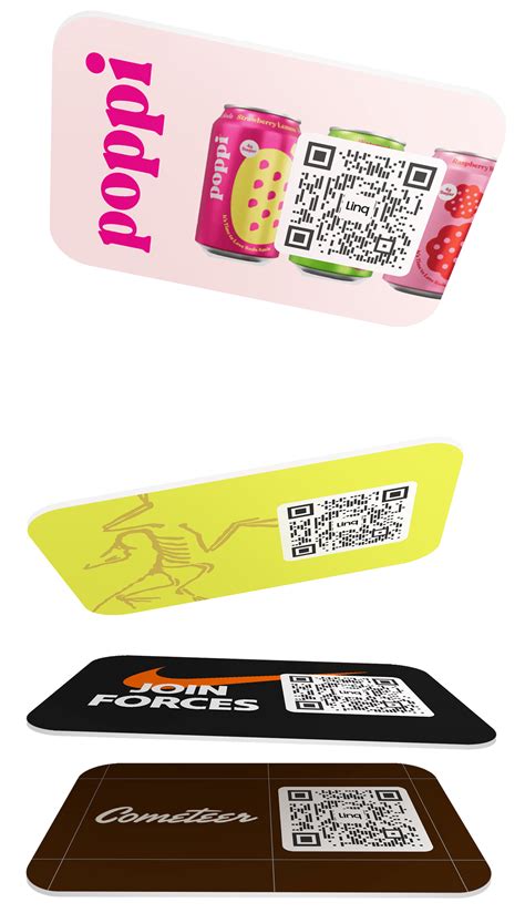 Linq Mini Card Stick It Scan It Tap It Share It