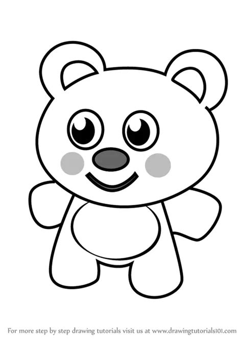 Cute Gangster Teddy Bear Drawings Foto Kolekcija