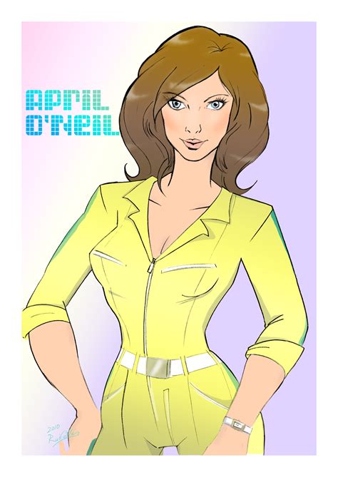 Tmnt April Oneil Doodle By Theblindalley On Deviantart