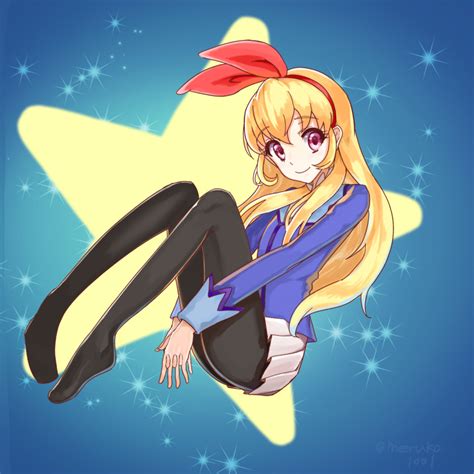 Safebooru 1girl Aikatsu Black Legwear Blonde Hair Full Body Hair
