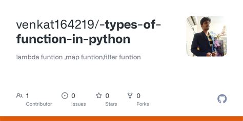Github Venkat164219 Types Of Function In Python Lambda Funtion Map