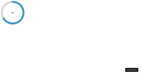 React Circular Progressbar Issue Template Codesandbox