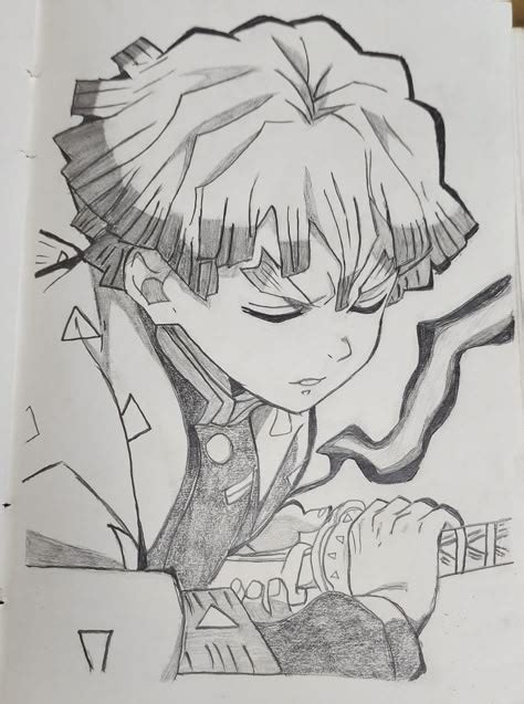 Demon Slayer Drawing Sketch