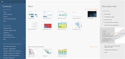 ¿cómo Importar Datos En Tableau
