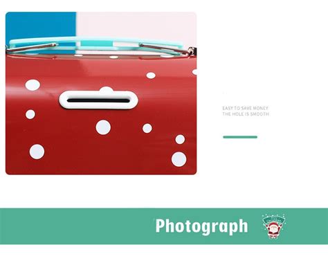 Badu Bg Коледна метална касичка за монети Кутия за пари Творческа сватбена кутия за съхранение