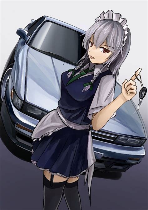 Pin On Anime Girl Car