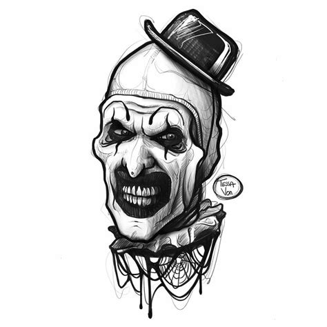 How To Draw Art The Clown Drawing Tips Guide