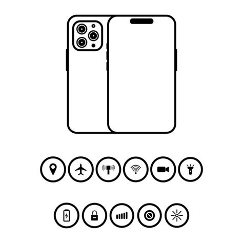 Premium Vector Handphone Icon Logo Vector Design