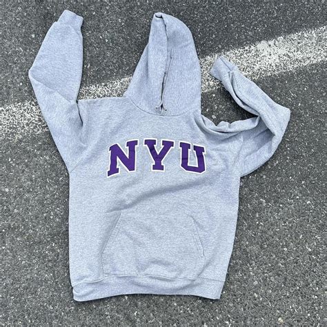 Insane Clean Vintage Nyu Hoodie Vintage Jnco Depop