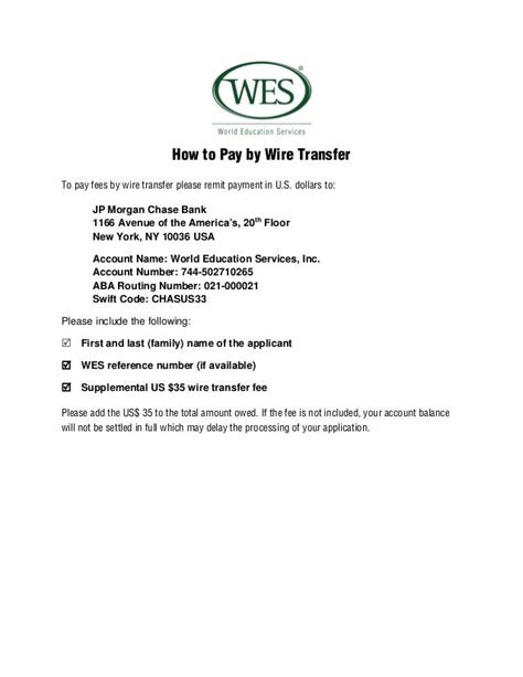 Wes Application