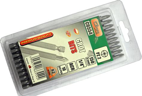 BIT GROT ZESTAW BITÓW PZ2 10szt 150MM S2 ACR 1 4 c6554 Cena Opinie