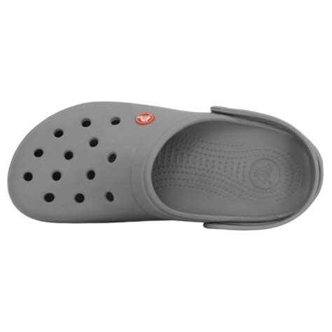 Crocs Crocband Clog Light Grey / Navy Мужские Женские Сабо Крокс ...