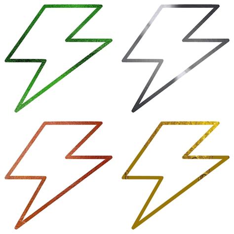 Premium Vector Four Different Colored Wires With One That Has A