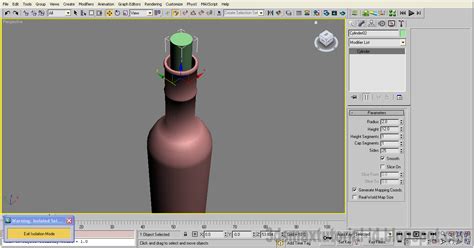 pemodelan gelas botol and meja 3d 3ds max modeling tutorial ~ 3ds max