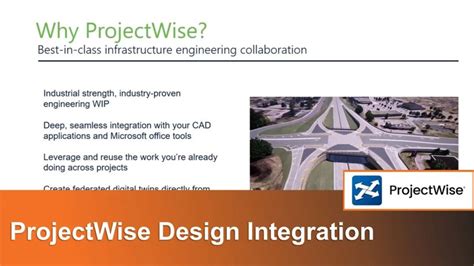 Projectwise Design Integration 2023 Cassandra P