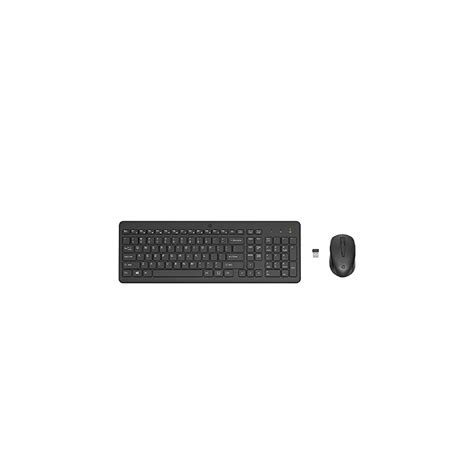 HP Wireless Black Keyboard And Mouse Set With Numeric Keypad