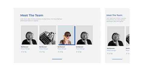 Meet The Team Section And Image Design On Behance