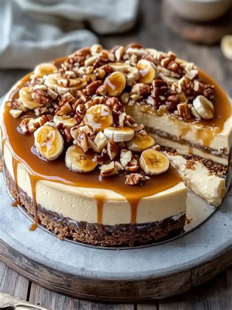 Decadent Banana Caramel Nut Cheesecake Youll Love To Indulge In Mira