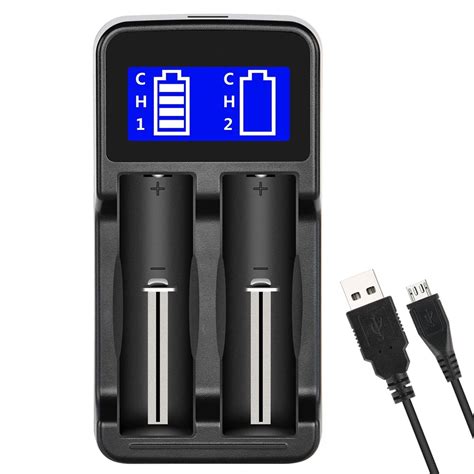 Intelligent Charger LCD Display Universal Smart Charger For Rechargeable Batteries Li Ion